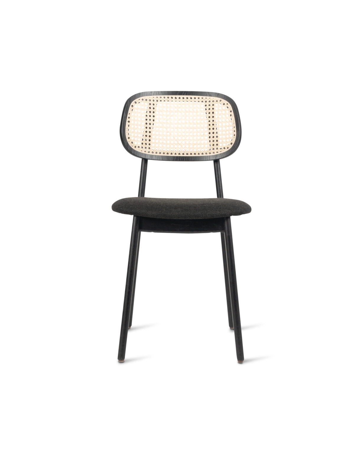 Dana Rattan Dining Chair - Upholstered
